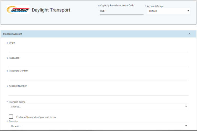 Daylight Transport - DYLT - Cabotage TMS : Cabotage TMS