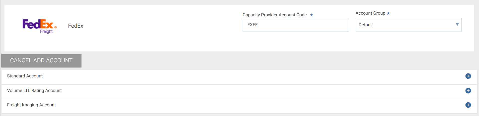 FedEx Freight - FXFE & FXNL - Cabotage TMS : Cabotage TMS