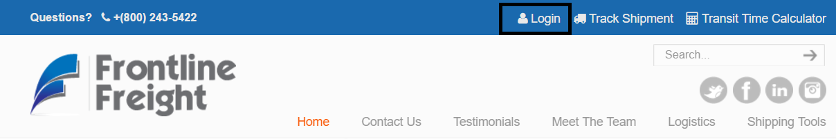 Frontline Freight – FCSY - Cabotage TMS : Cabotage TMS